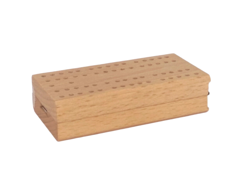 Cribbage board Mini - Travel folding- All wood 2 track – Puzzling Puzzles