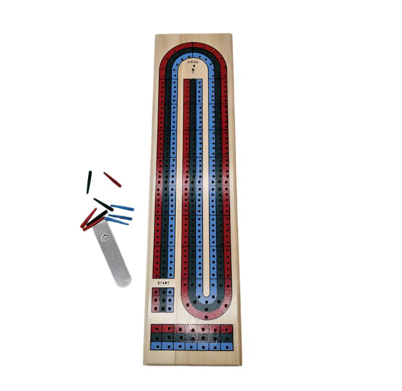Cribbage 3 track colour – Puzzling Puzzles